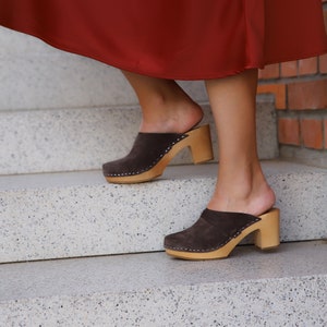 Leather Shoes, Handmade Swedish Clogs, Slingback Shoes Made by ...