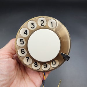 Vintage Rotary Phone Dialer. Old Dialing Disk Made in the - Etsy