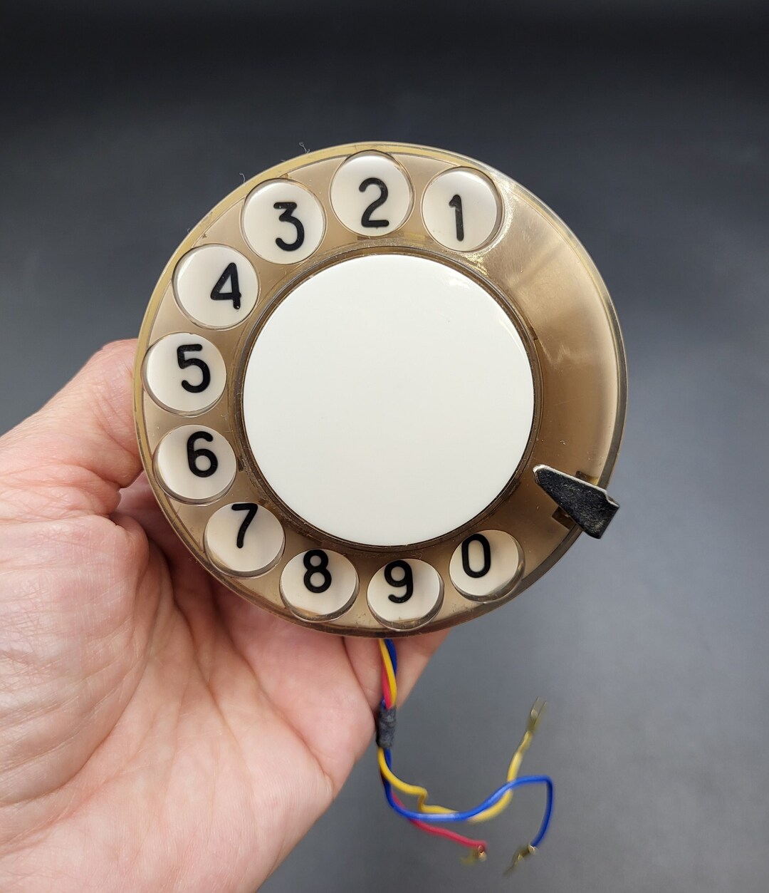 Vintage Rotary Phone Dialer. Old Dialing Disk Made in the USSR. Telephone Parts. Steampunk ...