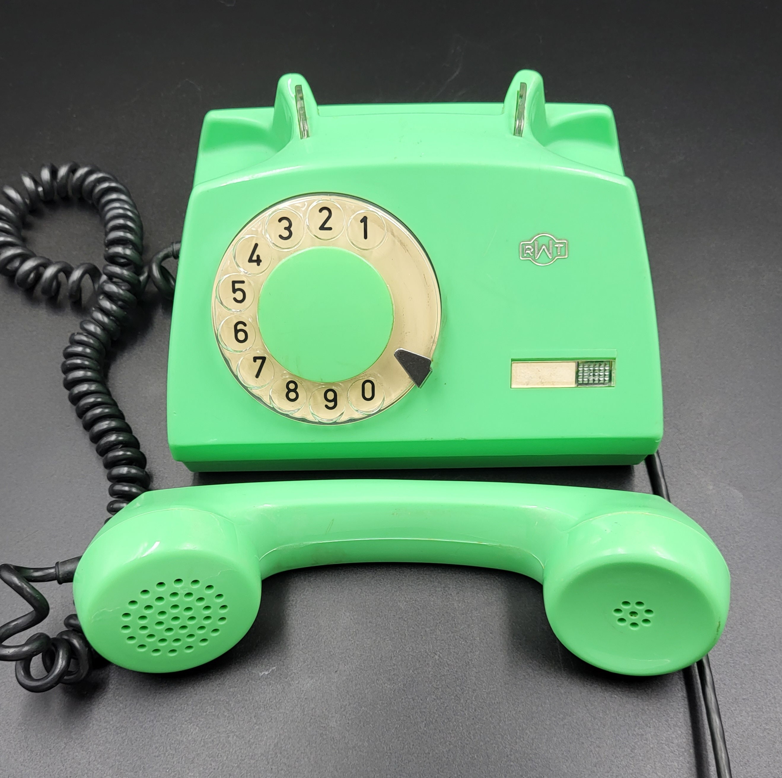 Landline Rotary Phone. Turquoise Green telkom - Etsy