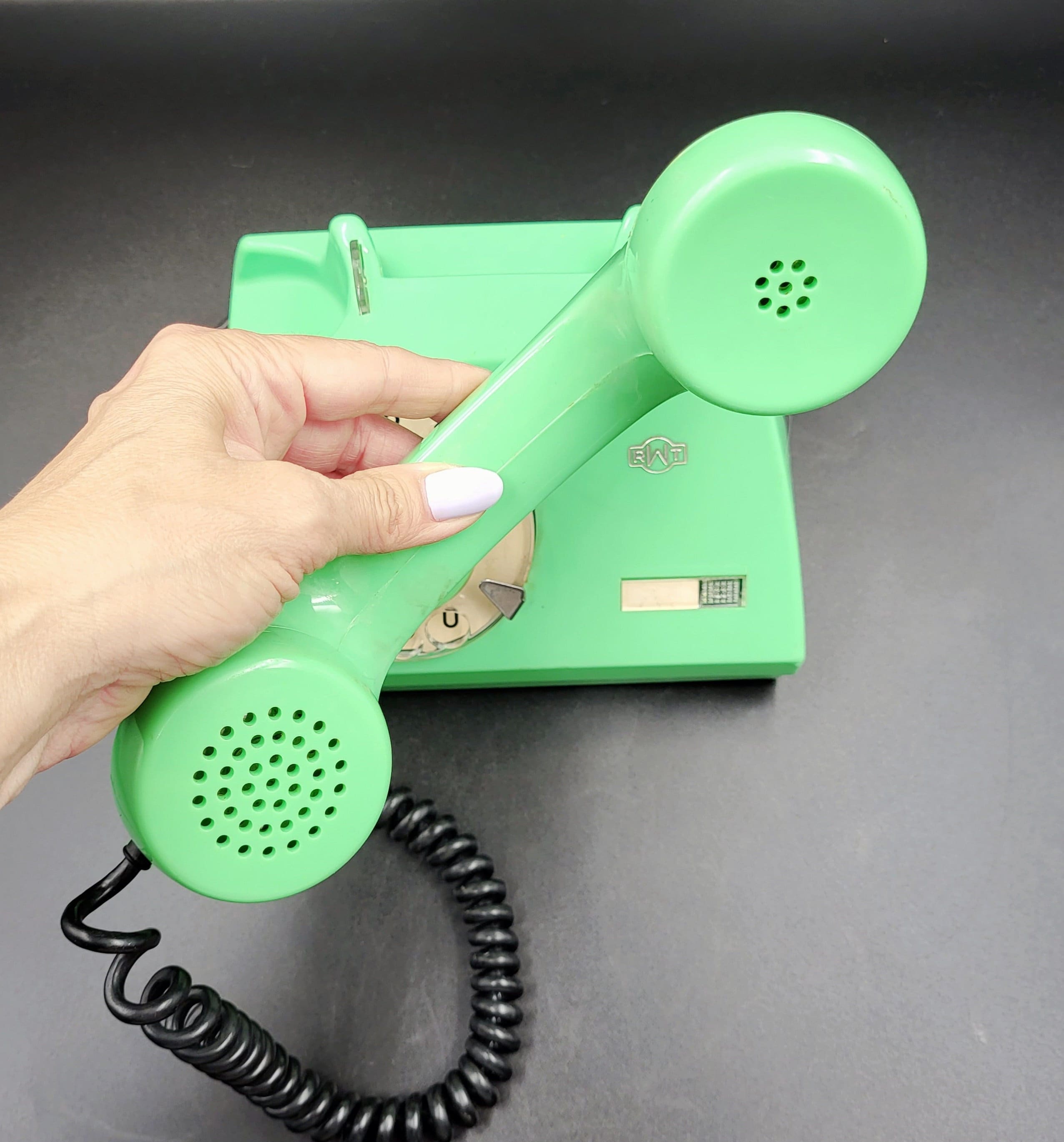 Green Phone Receiver