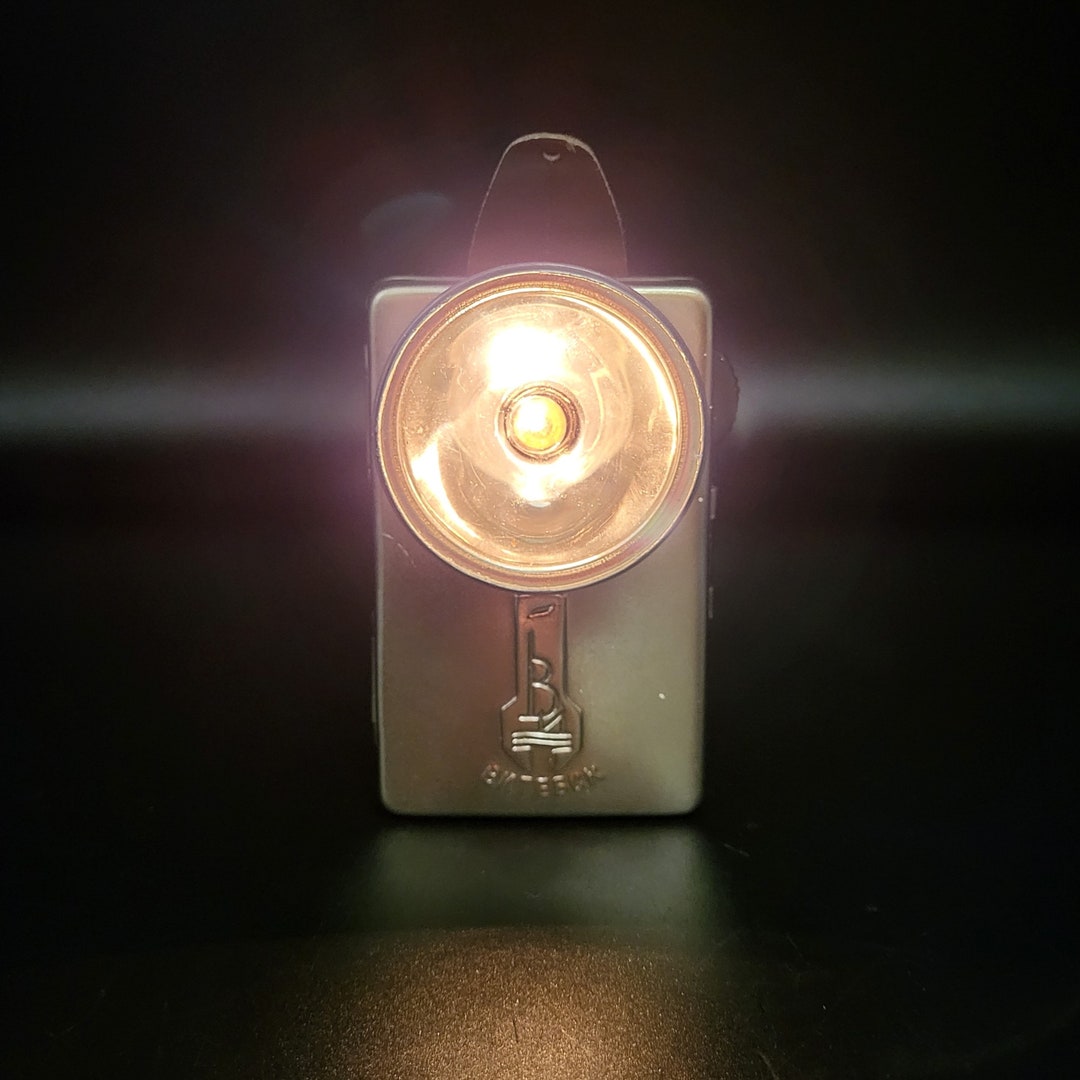 Vintage Soviet Pocket Flashlight. Fully Functional Metal Flashlight ...