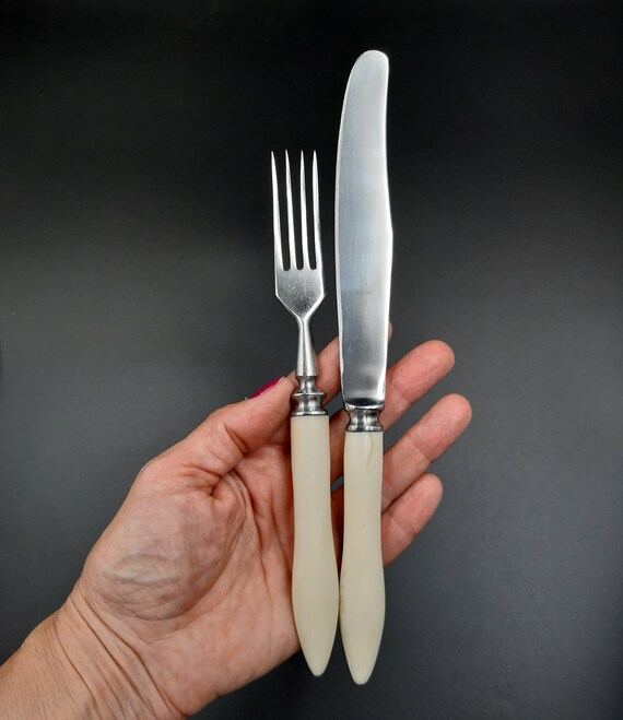 Cutlery & Knives Vintage Russian Kitchen Decor 6 Forks and 6 Knives ...