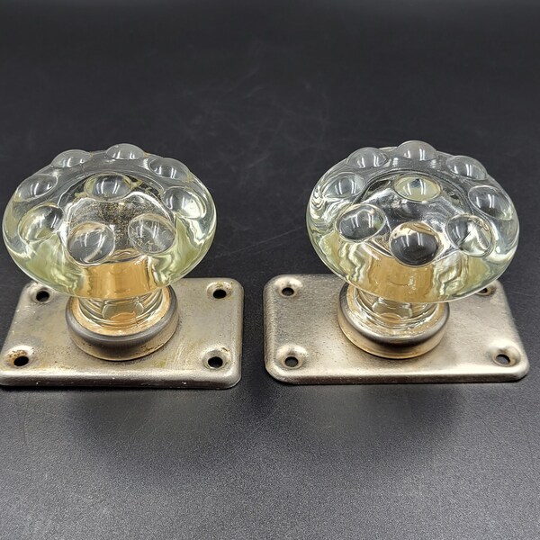 Antique Clear Door Knobs - Etsy UK