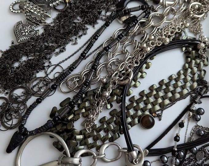 Jewelry Lot,necklace Lot,costume Jewelry Lot,beaded Necklaces,craft ...