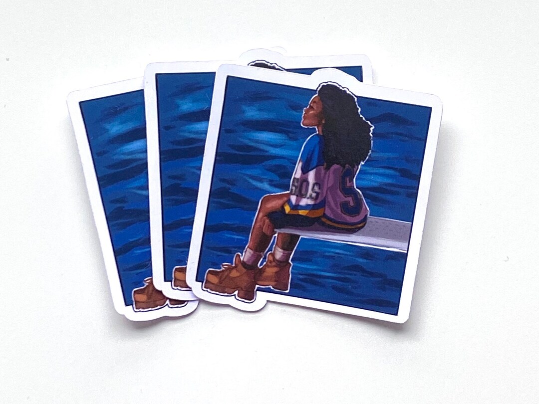 SZA SOS Album Cover Drawing Vinyl Sticker Control Kill Bill Fanart ...