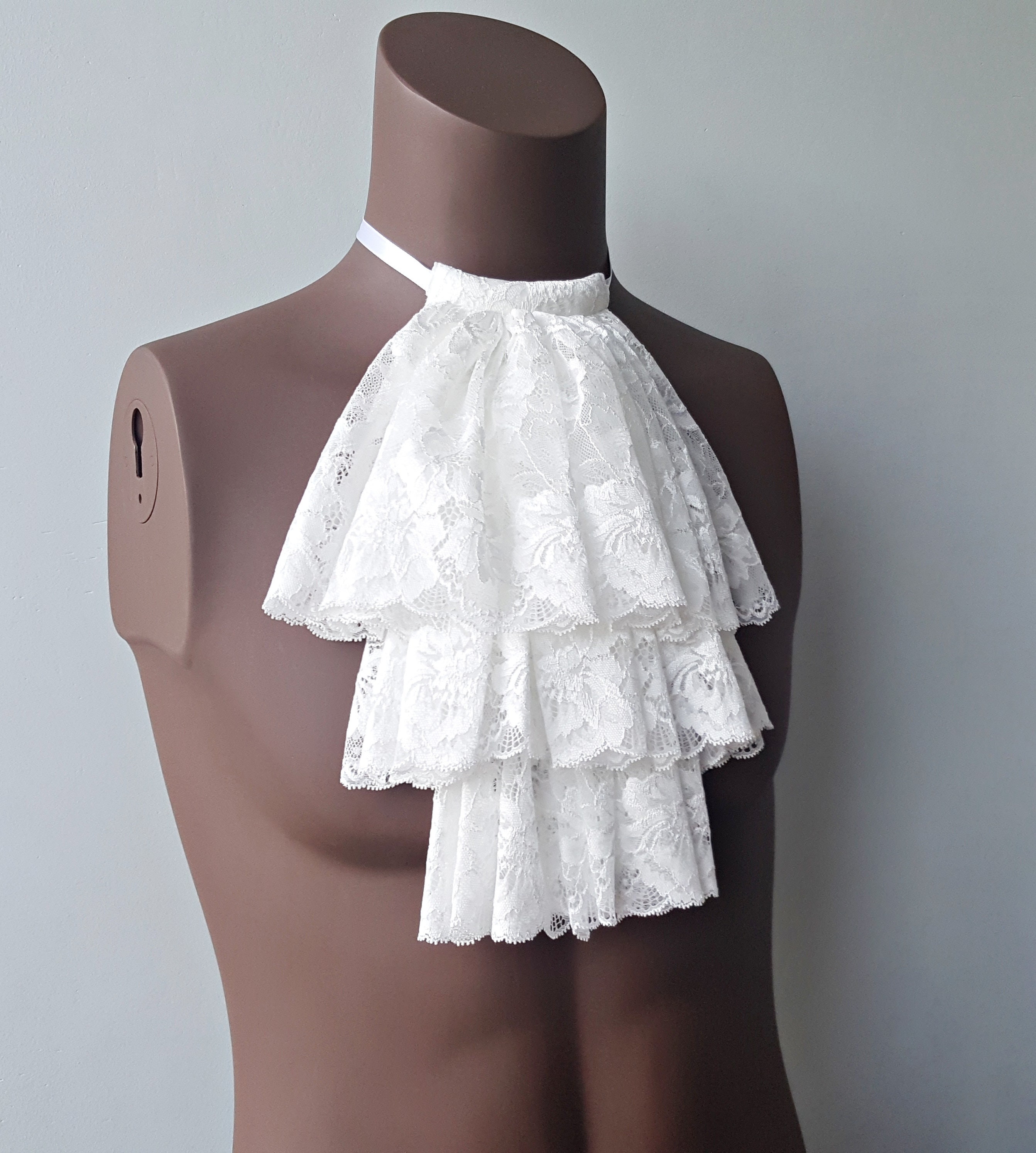 Milk Lace Jabot, Vampire Cosplay, Pirate Cosplay, Steampunk Wedding ...