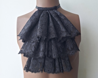 Ivory Lace Jabot, Vampire Cosplay, Pirate Cosplay, Steampunk Wedding ...