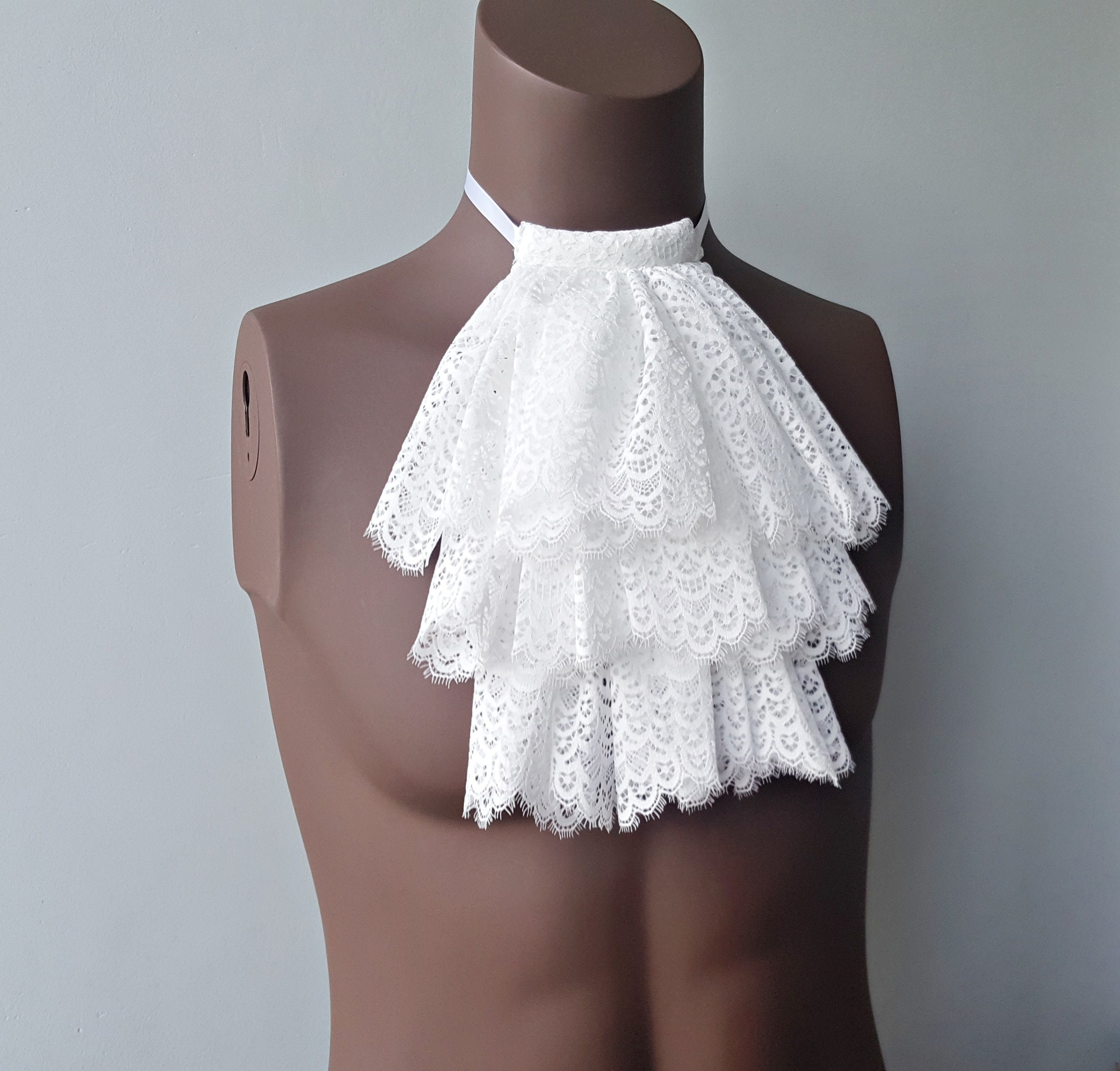 Milk Lace Jabot, Vampire Cosplay, Pirate Cosplay, Steampunk Wedding ...