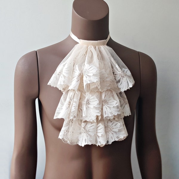 Lace Jabot - Etsy