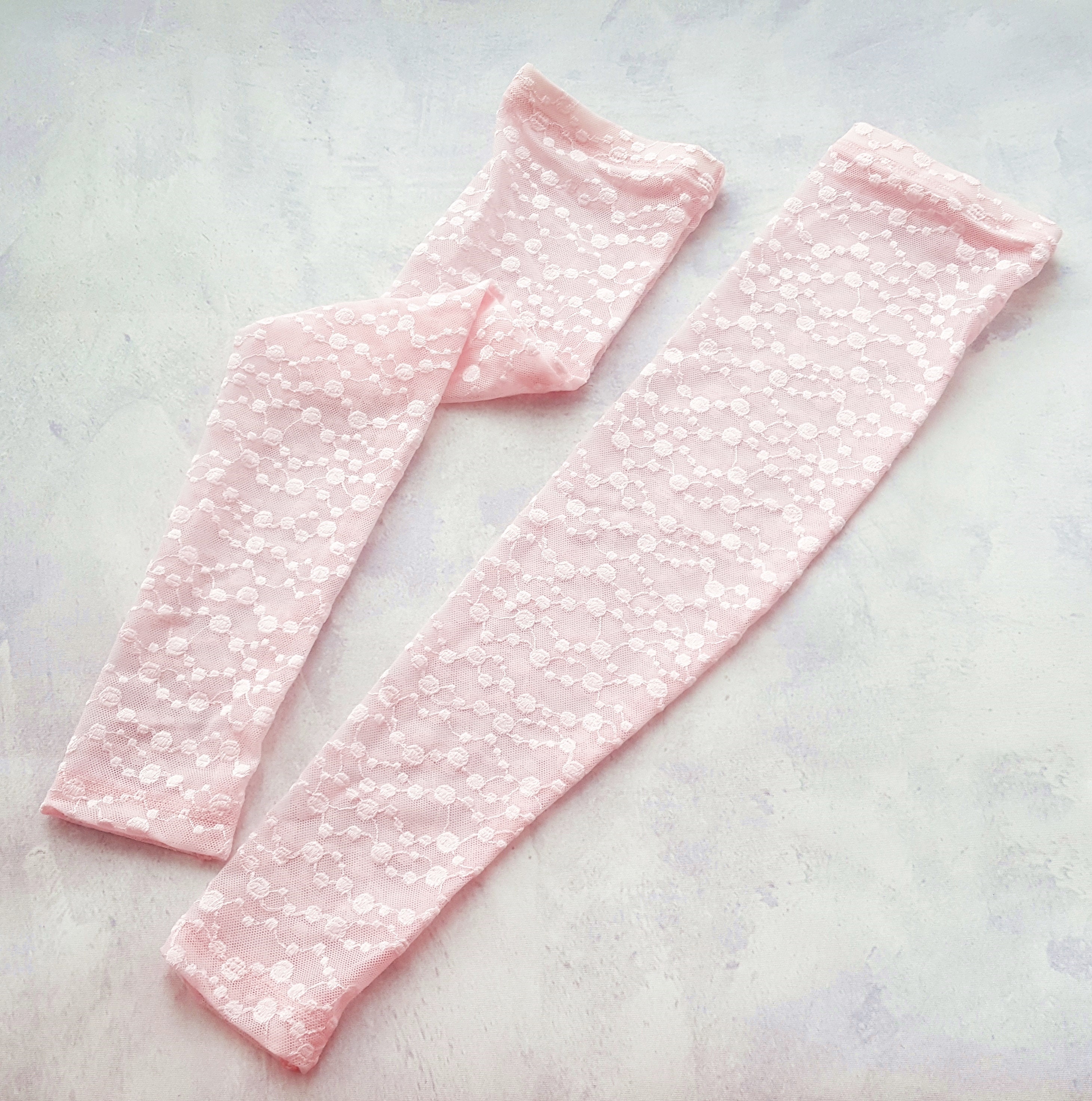 Pink Lace Arm Warmers, Long Arm Covers Pair - Etsy