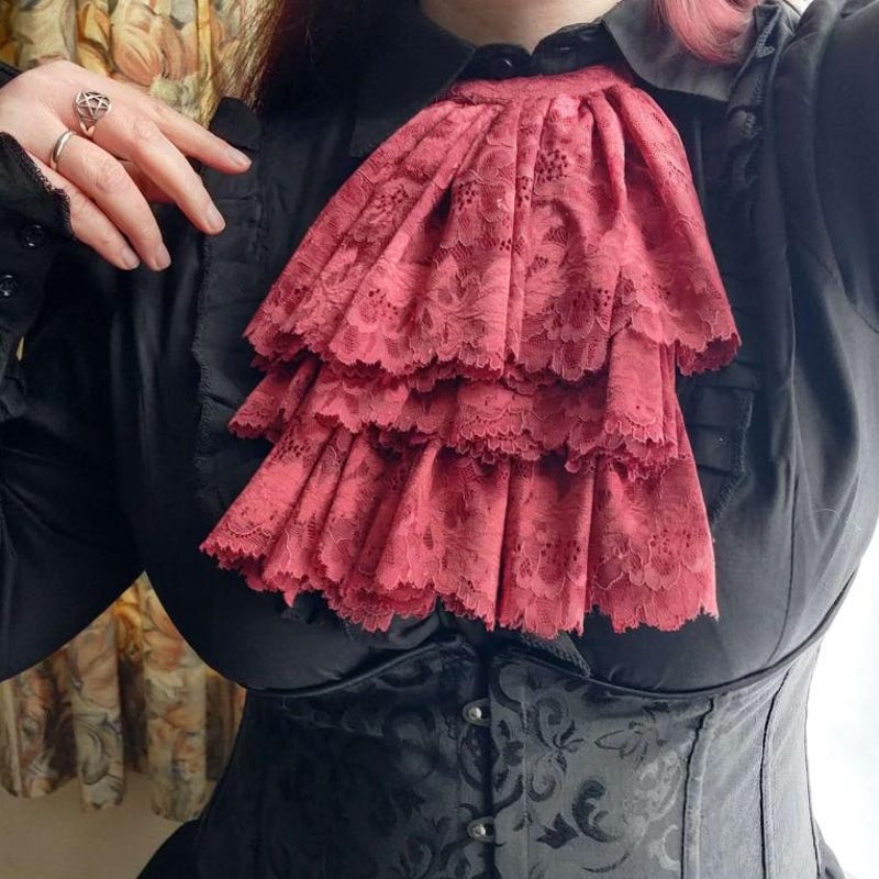 Lace Jabot - Etsy
