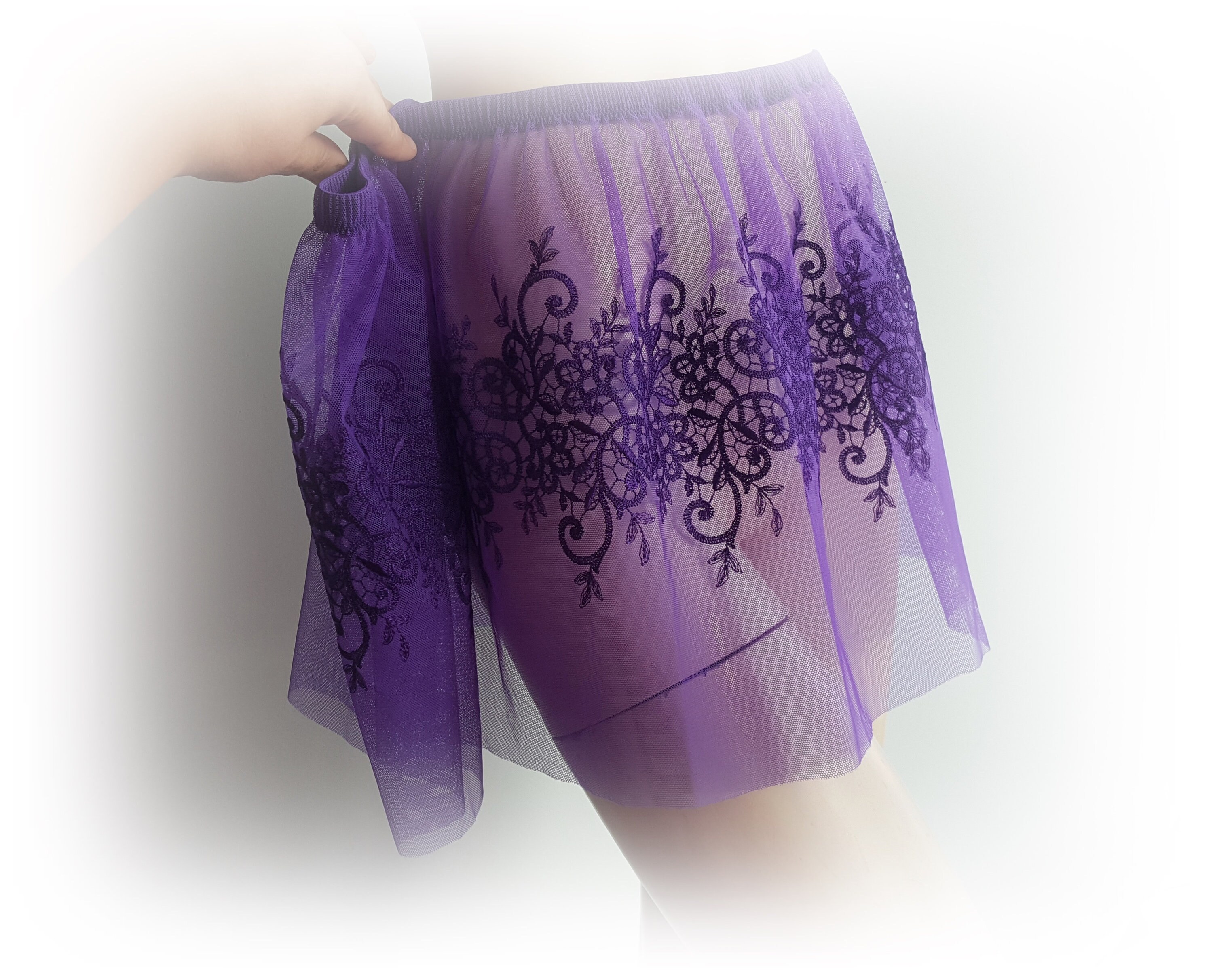 Purple Shirt Extender, Skirt Extender, Skirts for Pants, Slip Extender ...