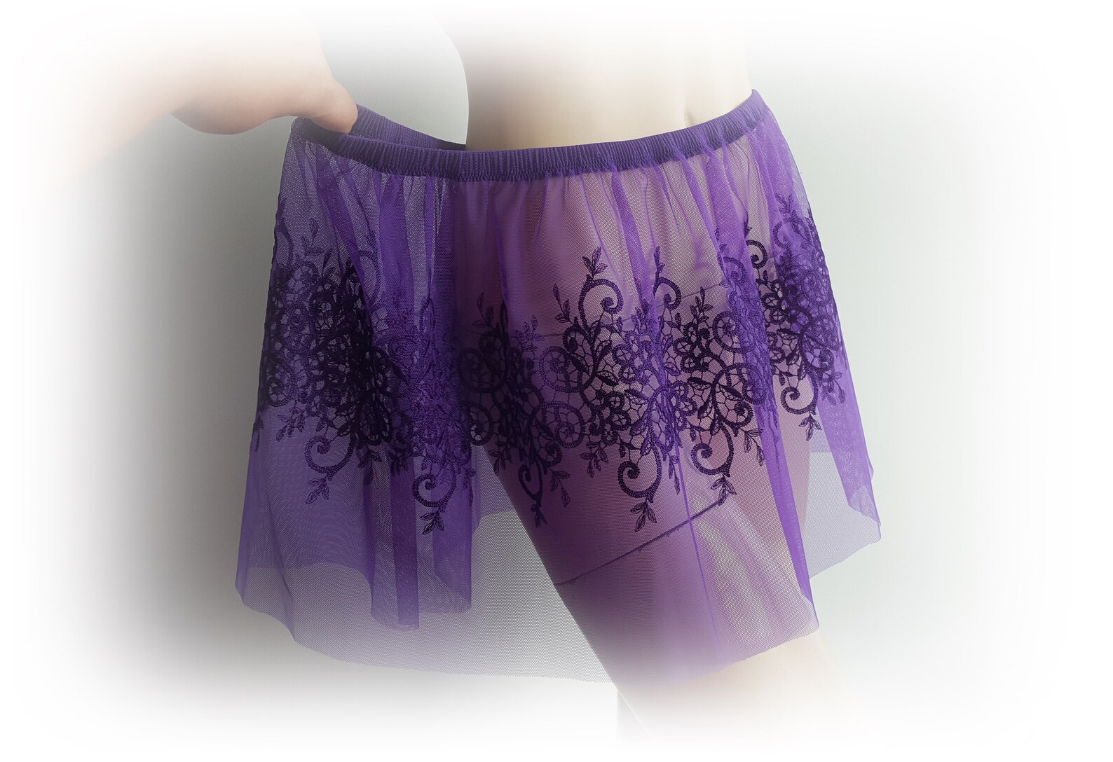 Purple Shirt Extender, Skirt Extender, Skirts for Pants, Slip Extender ...