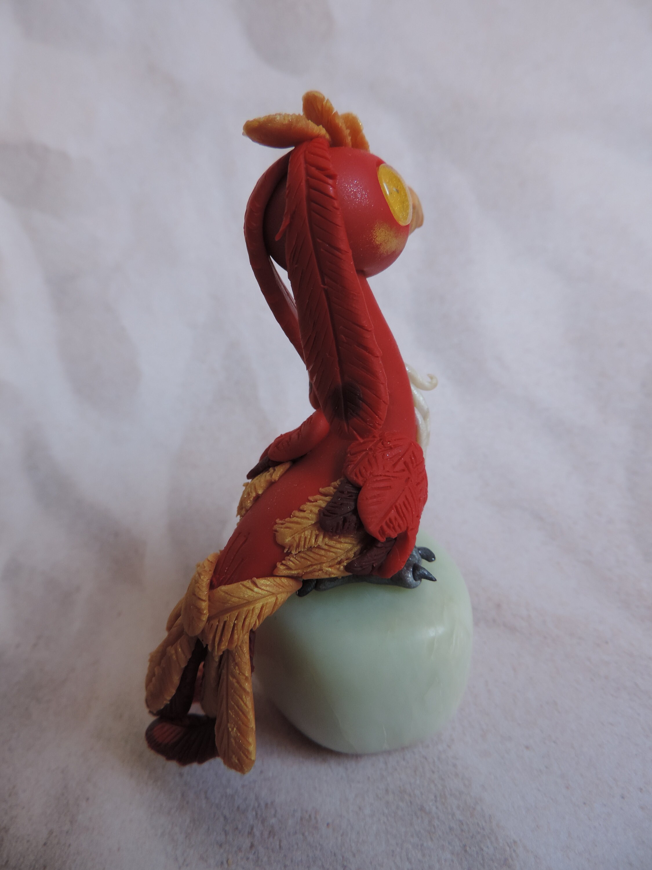 Polymer Clay Phoenix Figurine - Etsy