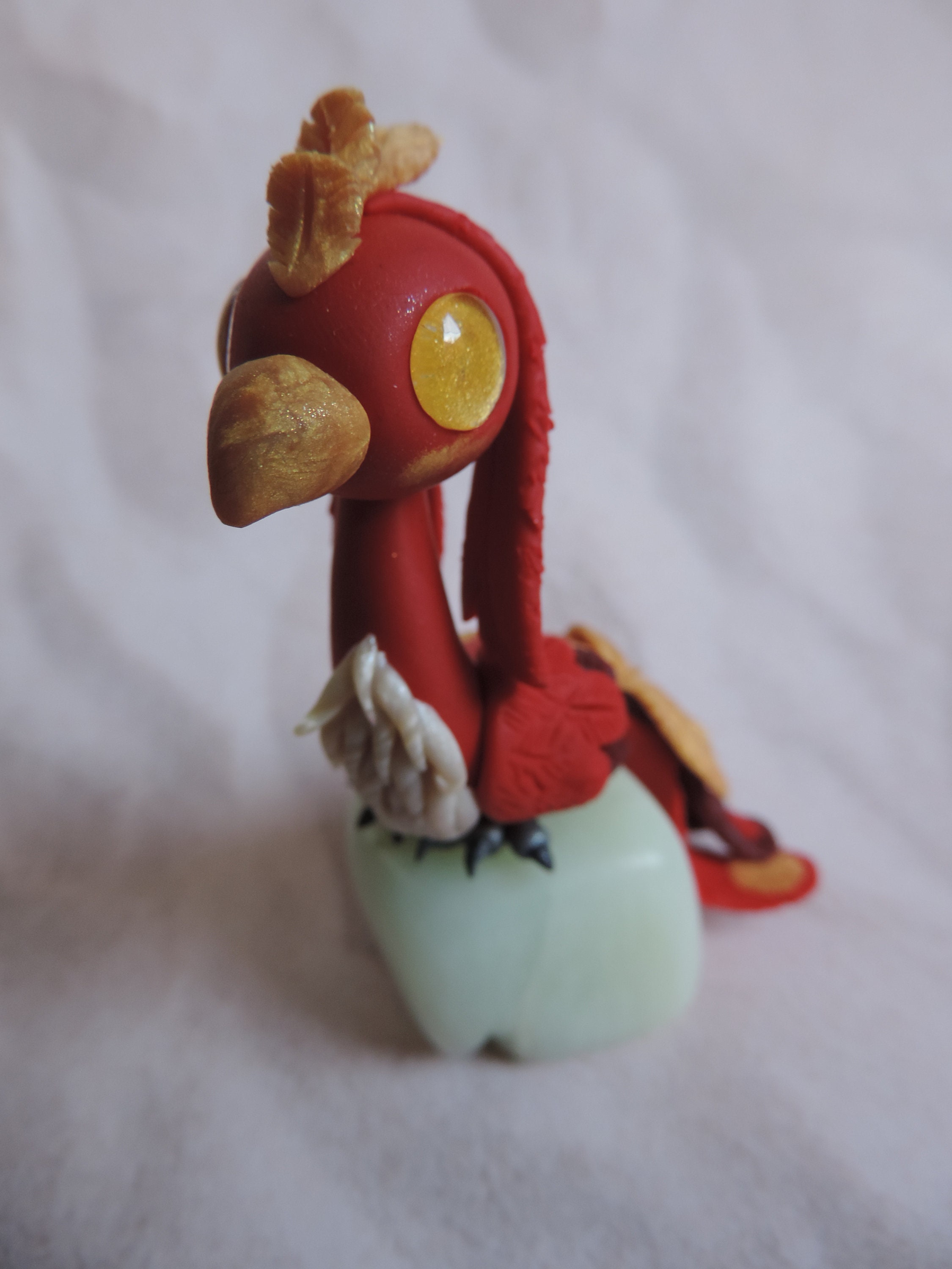 Polymer Clay Phoenix Figurine - Etsy