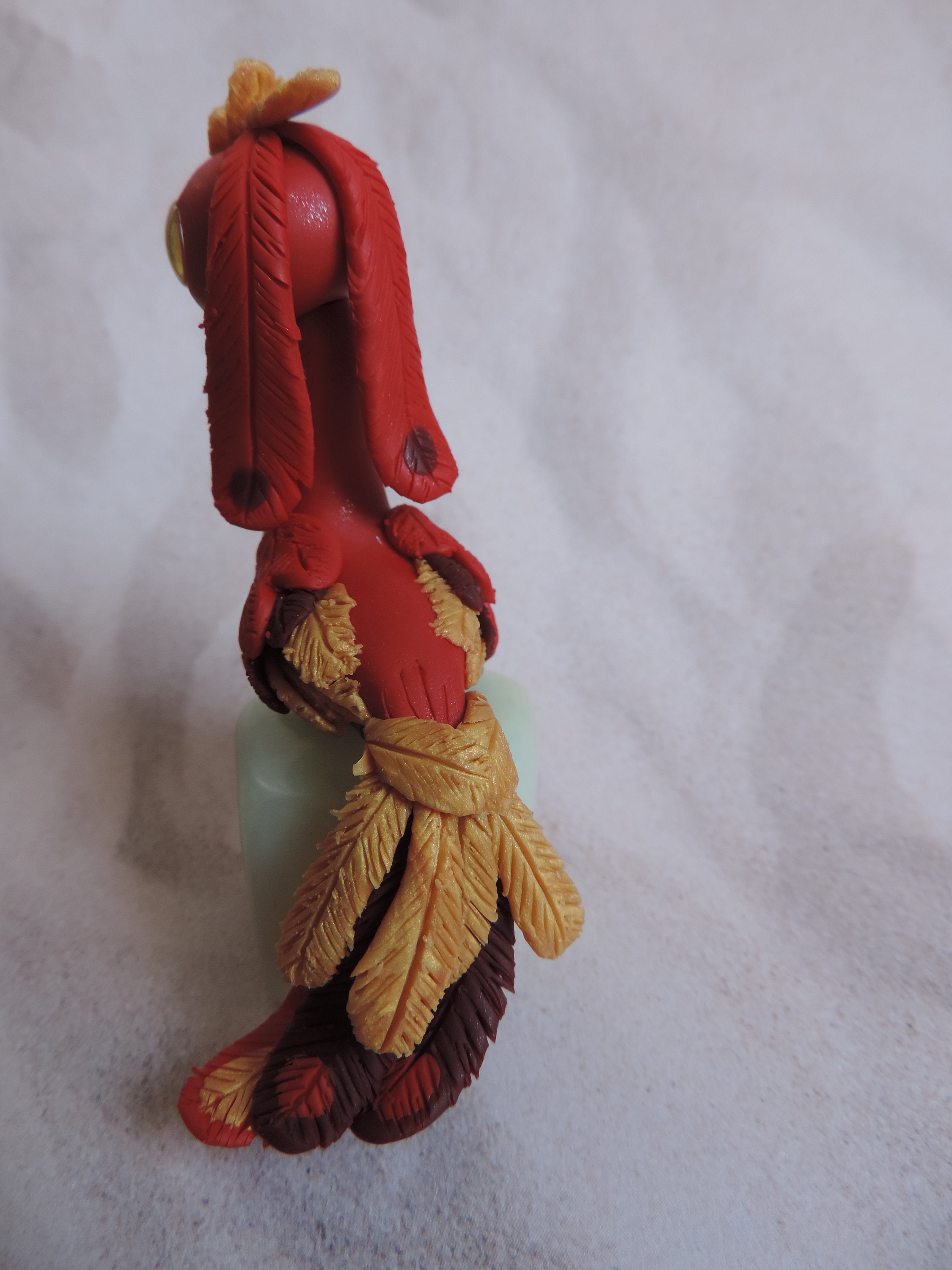 Polymer Clay Phoenix Figurine - Etsy