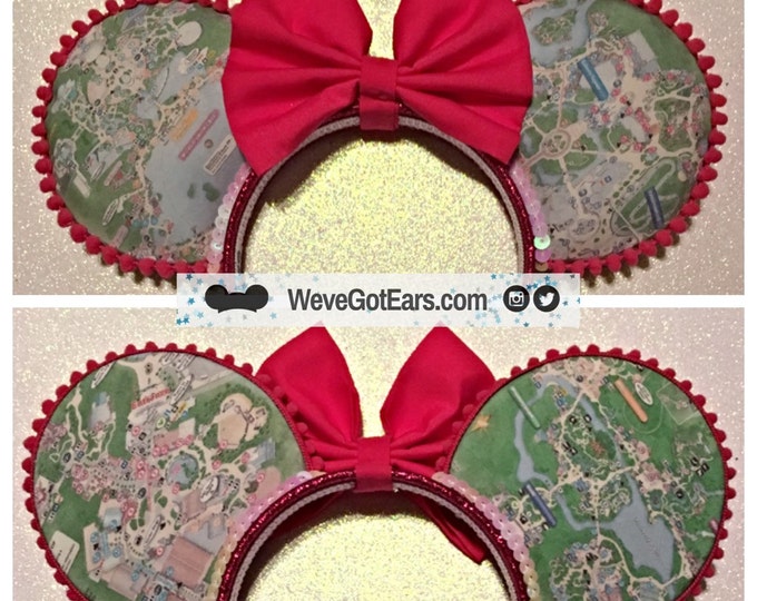 WDW Maps Handmade Ears - Etsy