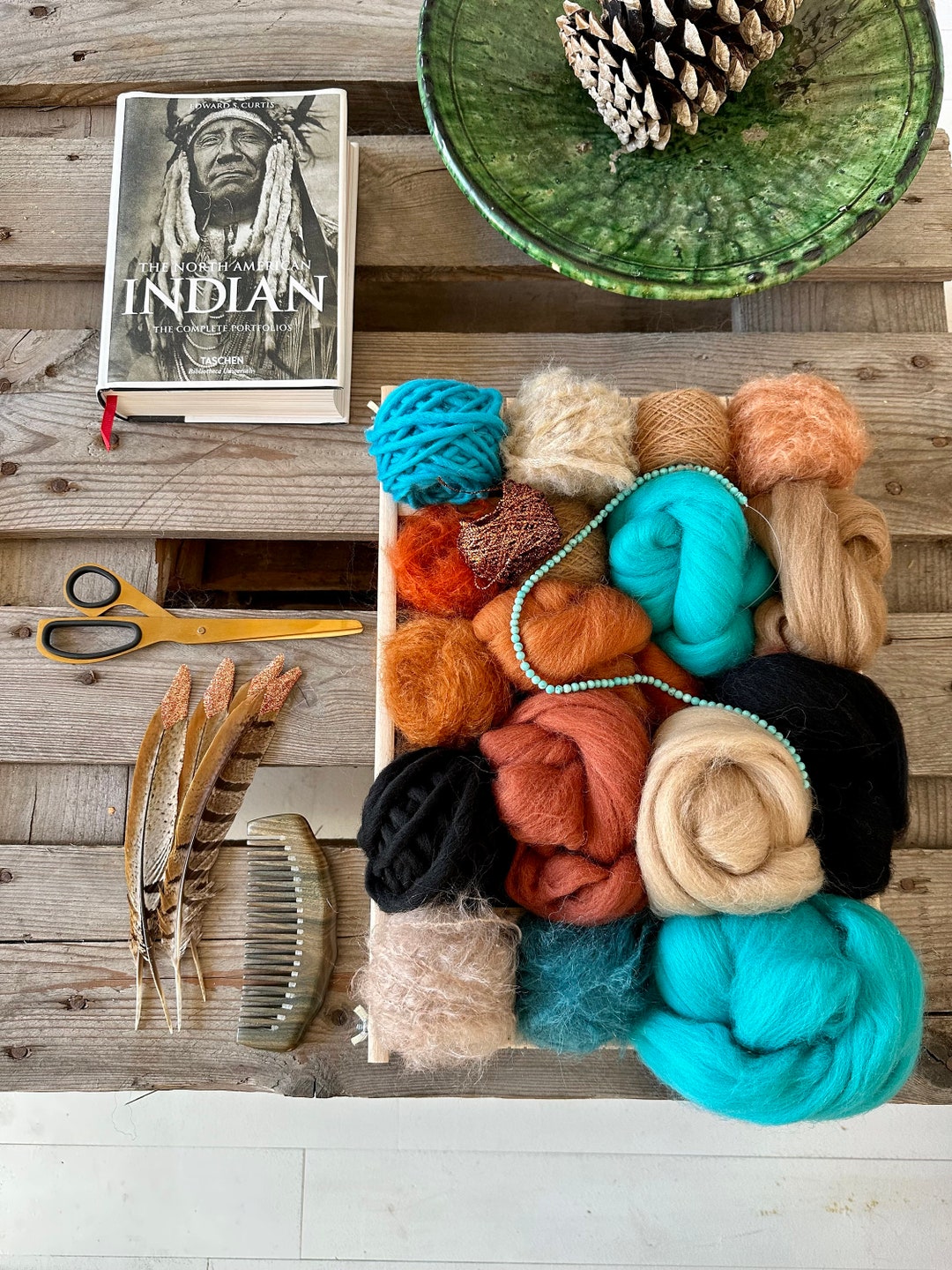 Weaving Kit for Beginners Medium Format CHEROKEE - Etsy