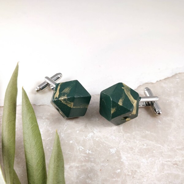 Wooden Cufflinks - Etsy