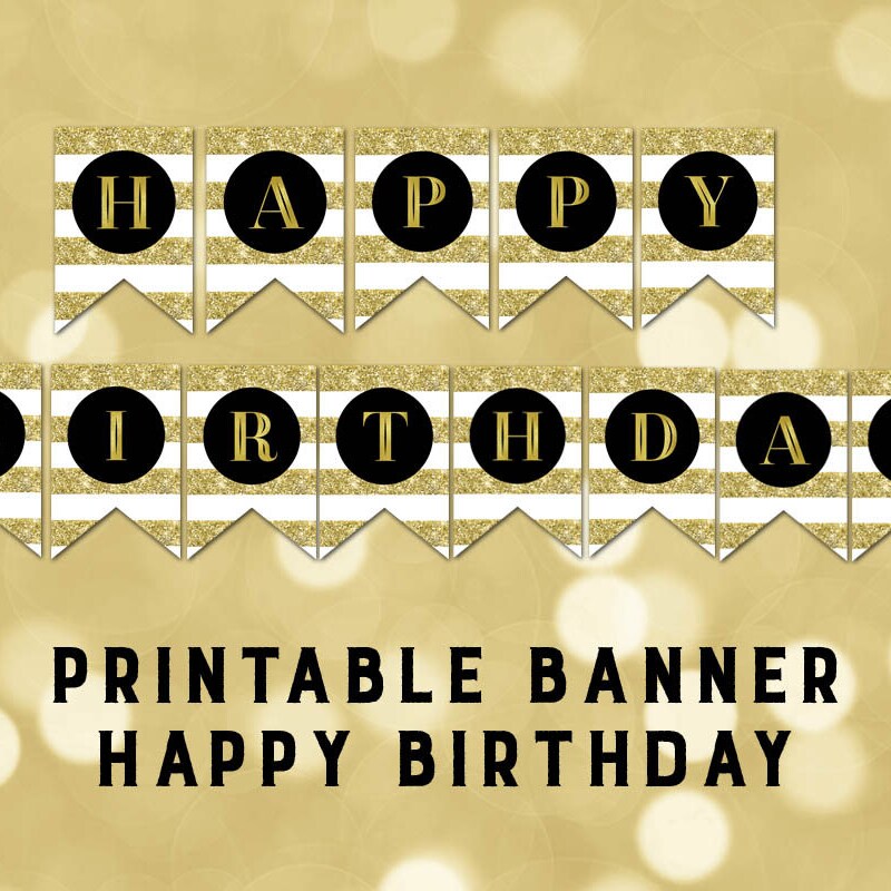 Striped Banner - Etsy