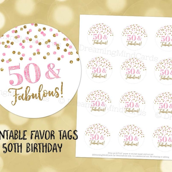 50 and Fabulous - Etsy