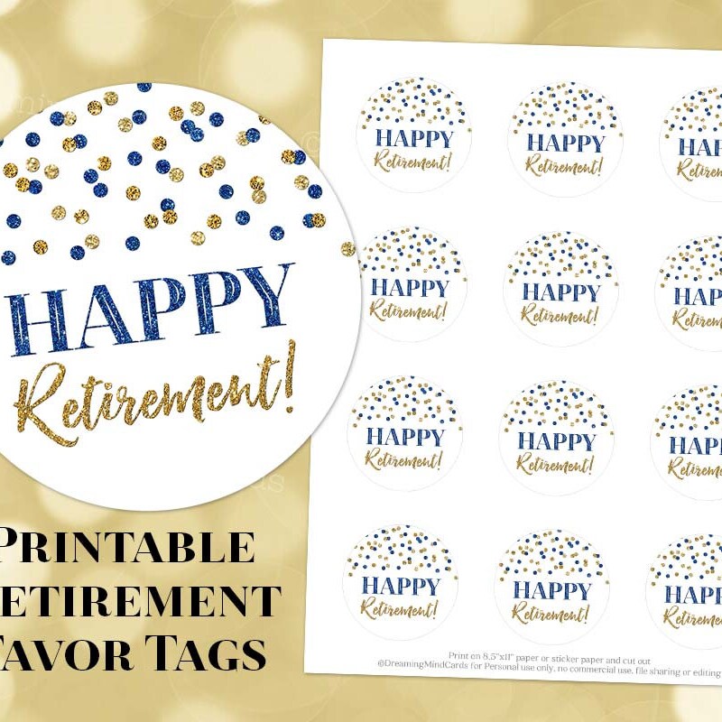 Retirement Tags - Etsy