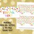 Printable Happy Birthday Treat Bag Toppers Rainbow Confetti Birthday ...