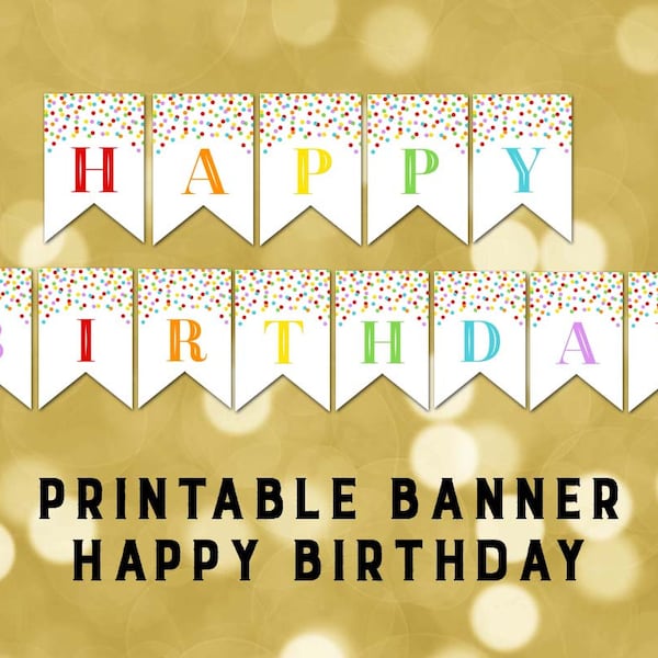 Birthday Banner - Etsy
