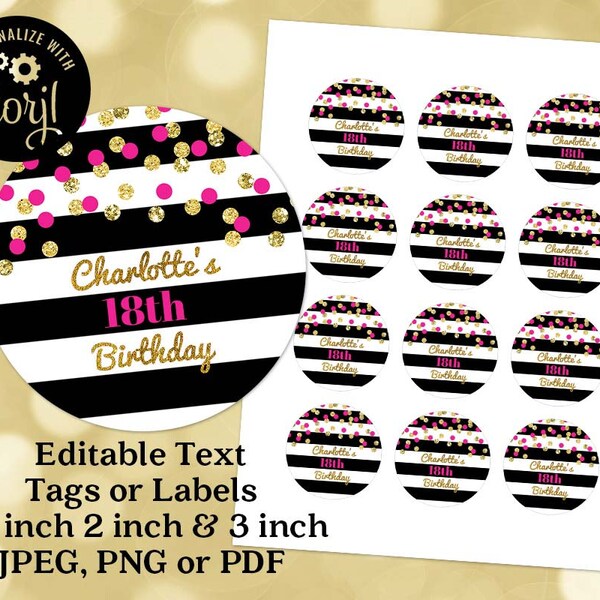 Pink and Gold Party - Etsy