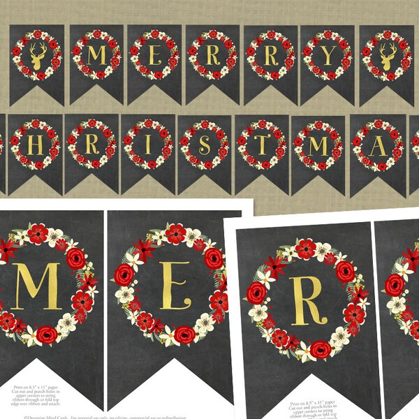 Chalkboard Bunting - Etsy