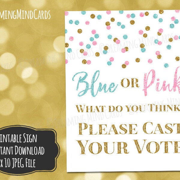 Cast Your Vote Sign - Etsy