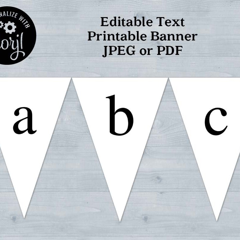 Triangle Banner - Etsy