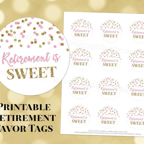 Retirement Tags - Etsy