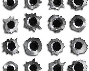 Bullet Hole Decal | Etsy