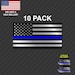 Thin Blue Line American Flag Stickers Blue Lives Matter Decals - Etsy