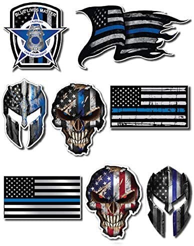 Mega Variety Pack of Thin Blue Line Police Officer Blue Lives - Etsy