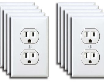 Electrical Outlet Stickers 12-pack Prank Fake Joke Funny Custom Decal ...
