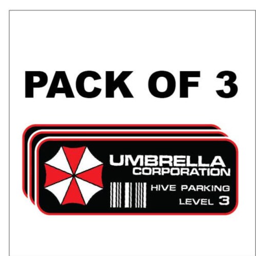 Umbrella Corporation Resident Evil Vinyl Sticker Pair - Etsy