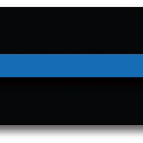 3M Reflective Thin Blue Line Sticker Decal Police Support FOP - Etsy