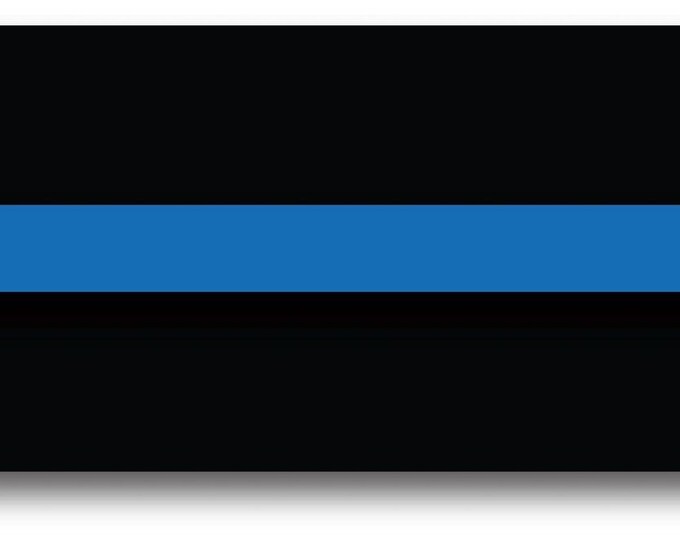 Thin Blue Line Apple Watch Band, Police Watch Band, Faux Leather Watch ...