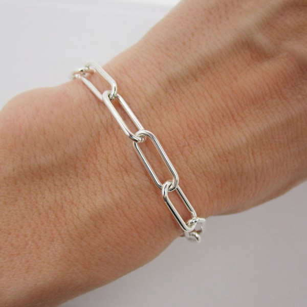 Chunky Paperclip Bracelet - Etsy