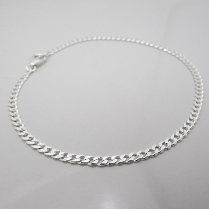 Thick 925 Anklet - Etsy