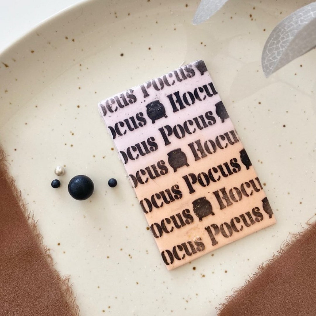 Hocus Pocus Words Stencil. Halloween Background Effect. Cookie - Etsy
