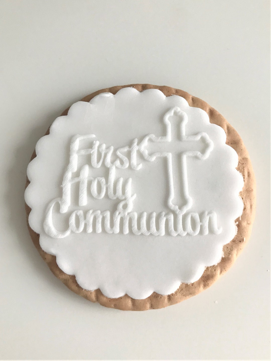 First Holy Communion Embosser Stamp Style 2. Acrylic Icing Fondant ...