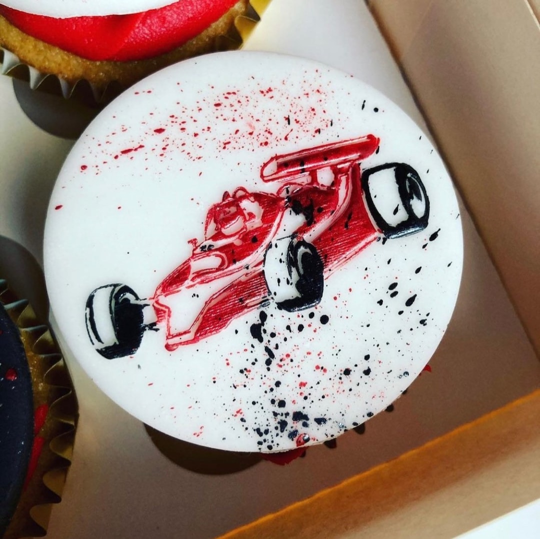 Racing Car Embosser Fondant Icing Stamp. Debosser for Cookies and ...
