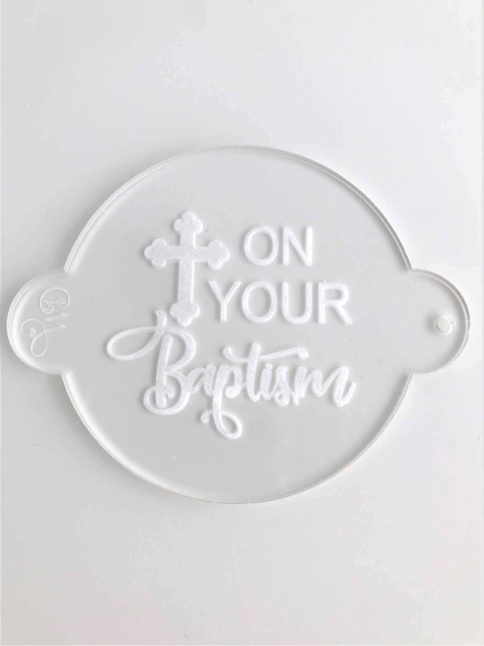 On Your Baptism Embosser Stamp. Naming Ceremony. New Baby. | Etsy UK