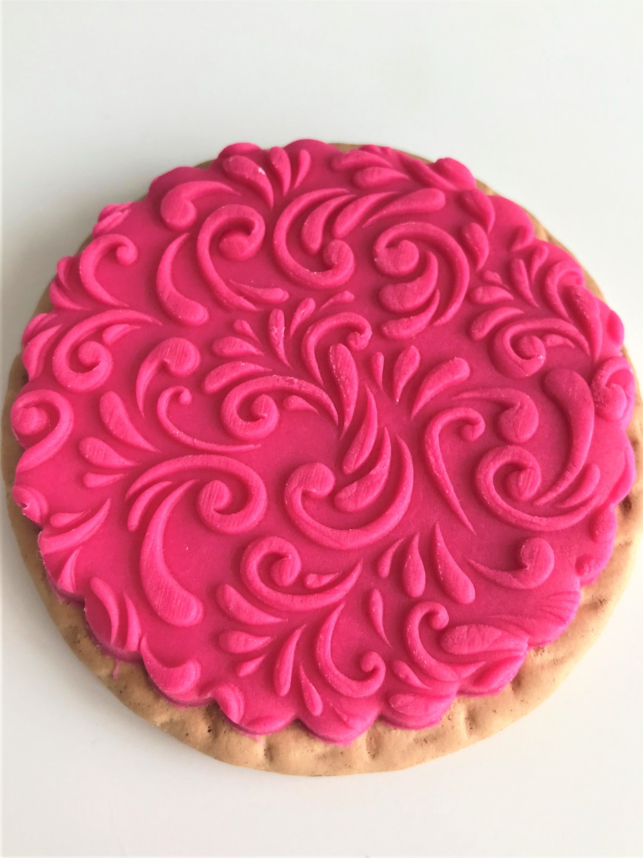 Swirls Pattern Texture Background Mat Embosser Stamp. Acrylic - Etsy