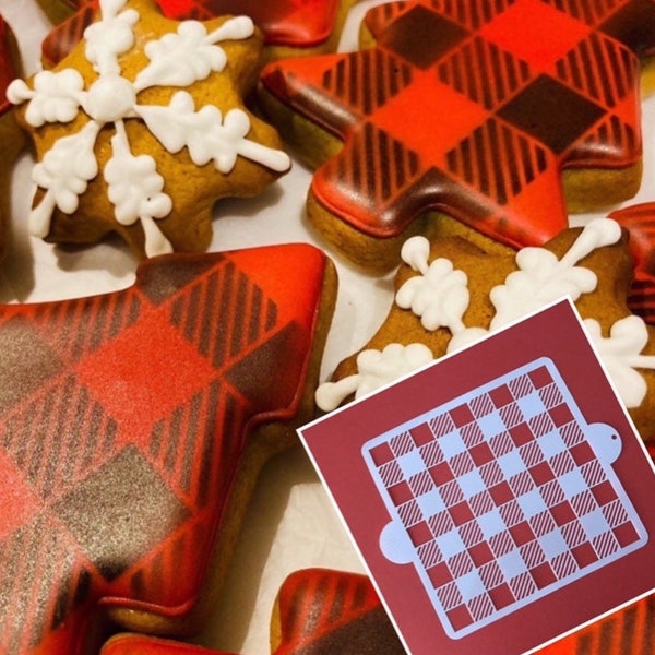 Buffalo Plaid Cake - Etsy