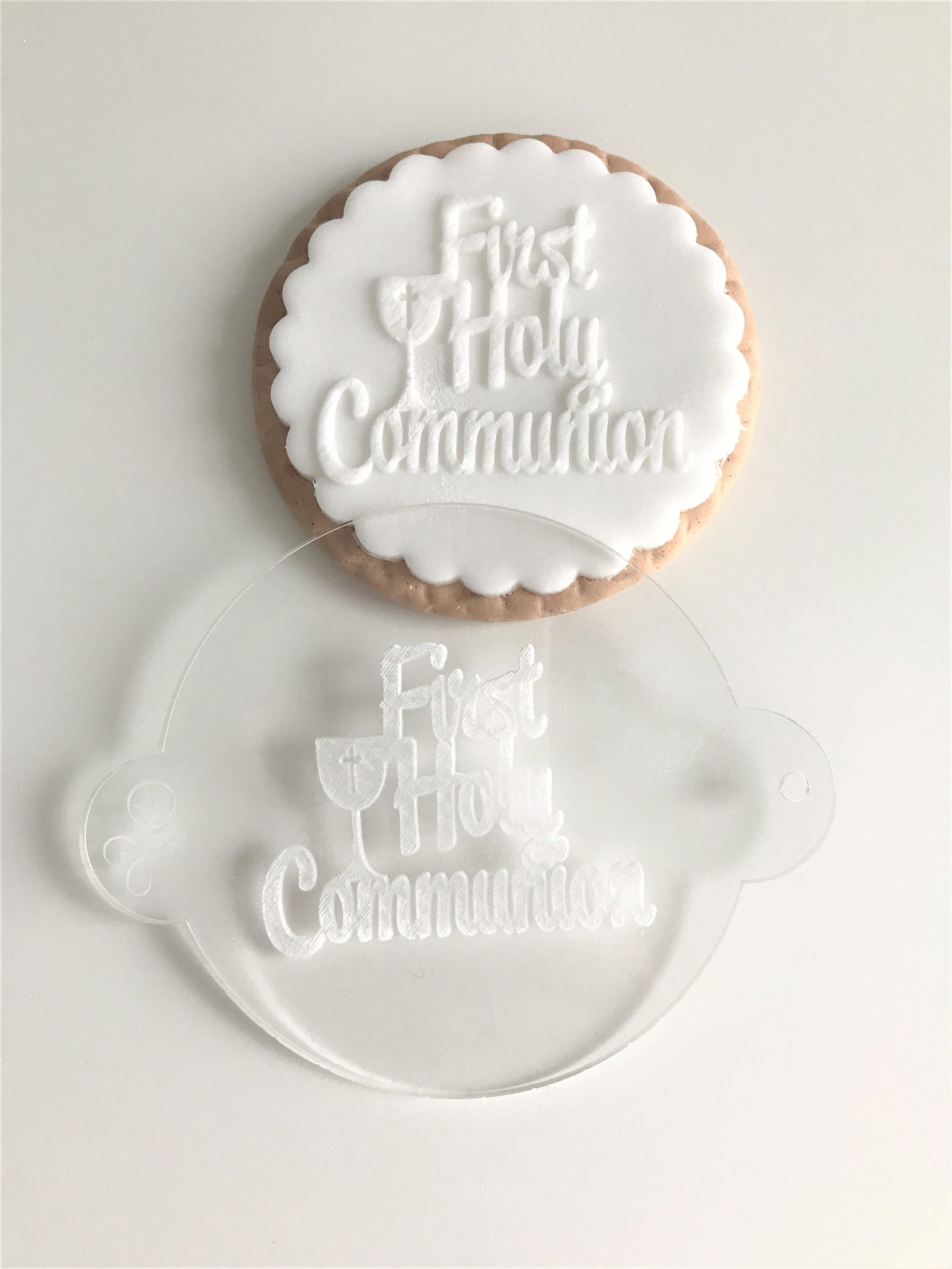 First Holy Communion Embosser Stamp. Style 1. Religious | Etsy